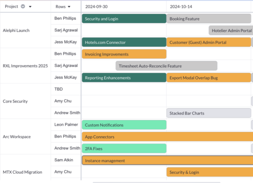 Timeline Visualization Tool For Projects And Portfolios - Visor