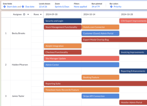 Timeline Visualization Tool For Projects And Portfolios - Visor