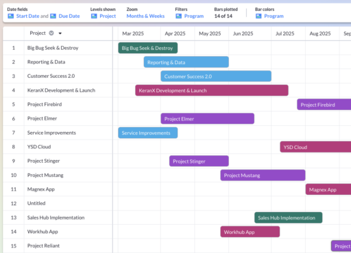 Timeline Visualization Tool For Projects And Portfolios - Visor