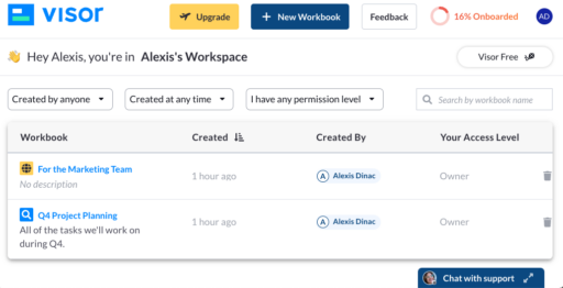 Introducing Visor’s New Workspace Homepage